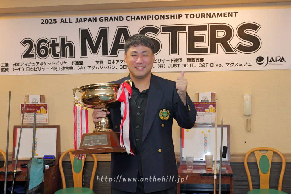 第26回 マスターズ、優勝は中野雅之（東京＠TPA) | 日本アマチュアポケットビリヤード連盟（JAPA）